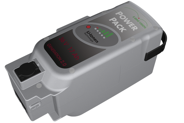 Power Pack für Panasonic Antrieb Delux 36V 17Ah Li-Ion | Ampere Plus
